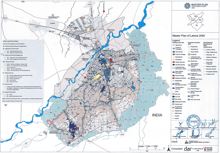 Lahore Master Plan Map 2050 | Complete Details