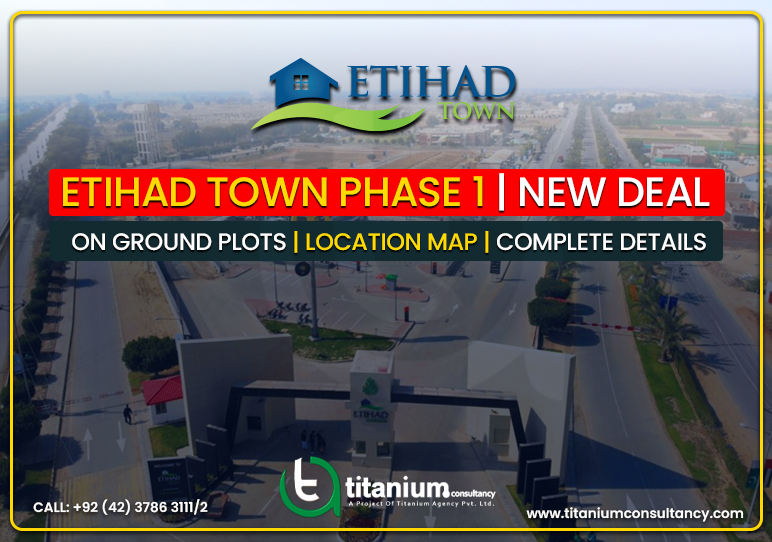 Etihad Town Phase 1 Lahore New Deal Launched | Complee Detail